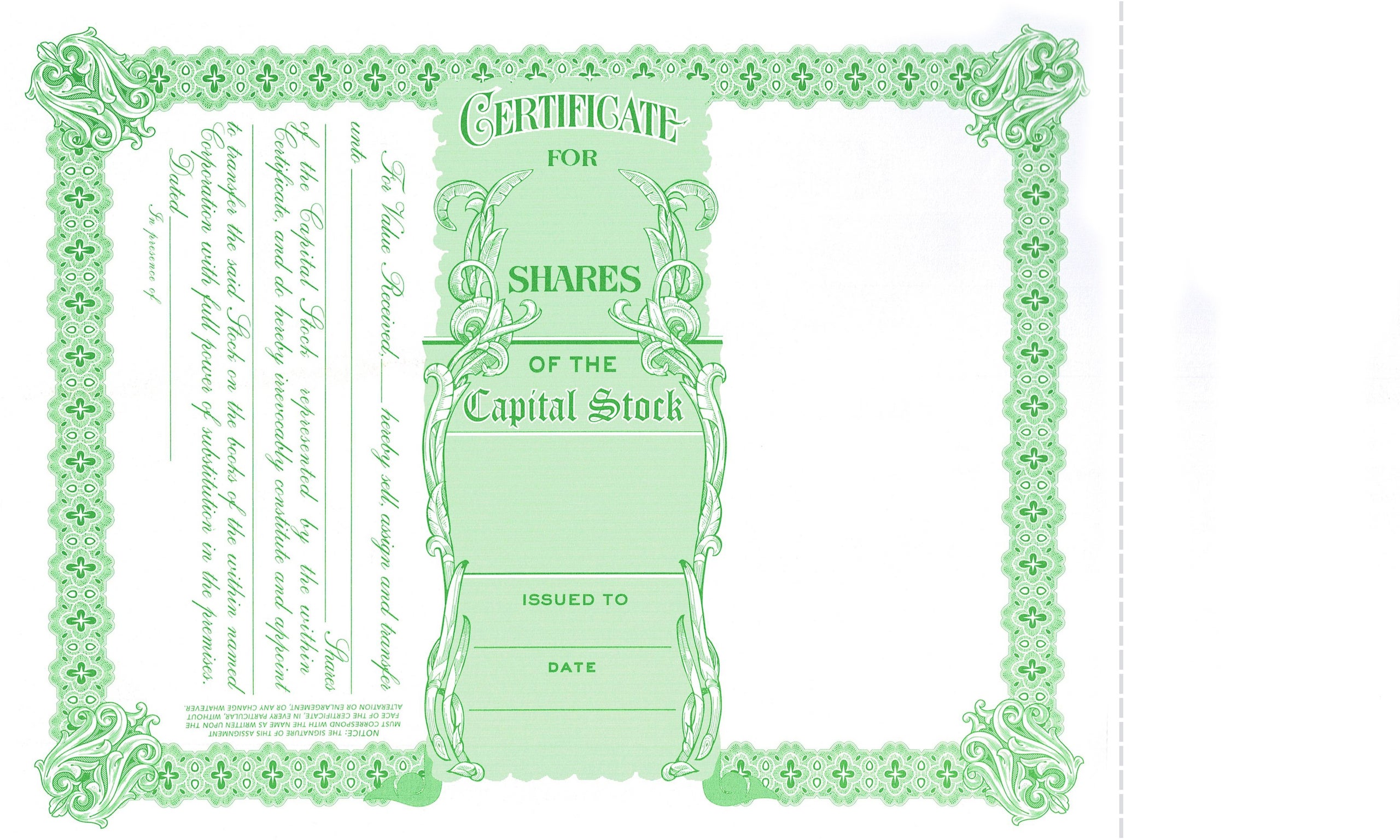 Stock Certificate | Trojan Envelope Manufacturing Corporation